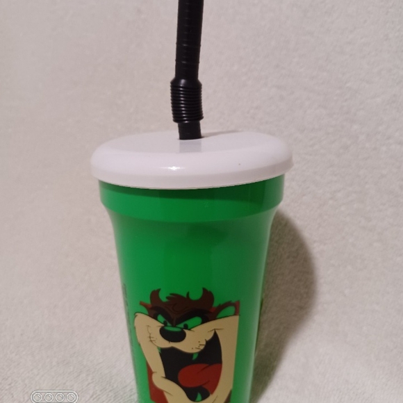 Warner Bros. | Other | Vintage Looney Tunes Taz Travel Sip Cup With ...